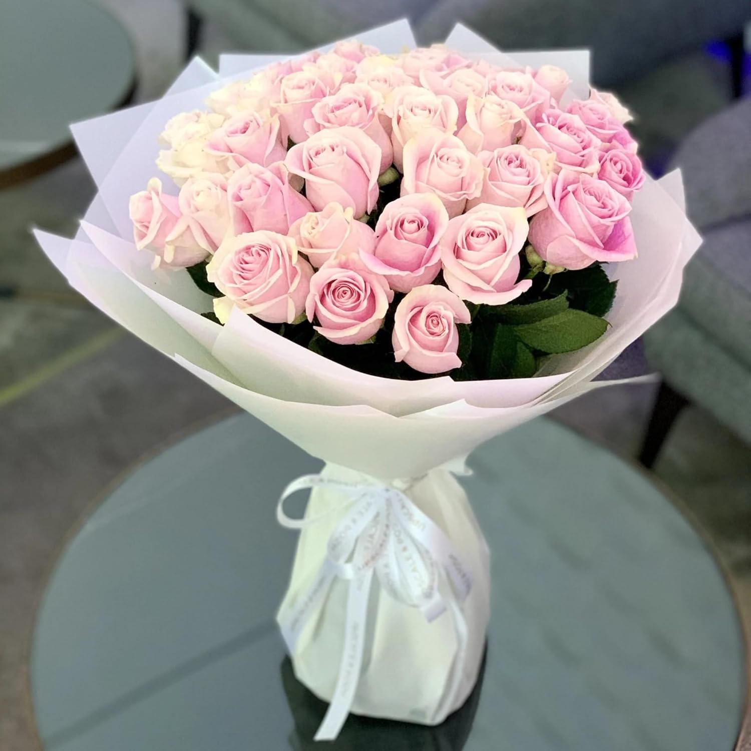 24 Perfect Pink Roses - Fast Express Courier & Cargo Services